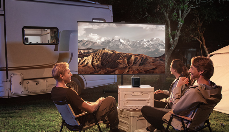 Best Portable Projector For Camping of 2026 - toolzguru.com